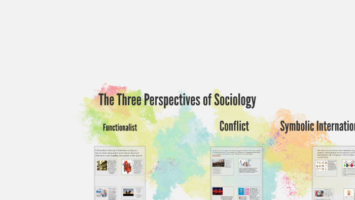 The Three Perspectives of Sociology by mariam alata on Prezi