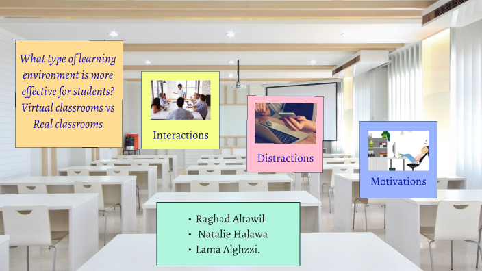 Real classrooms Vs. Virtual classrooms by Raghad Altawil on Prezi