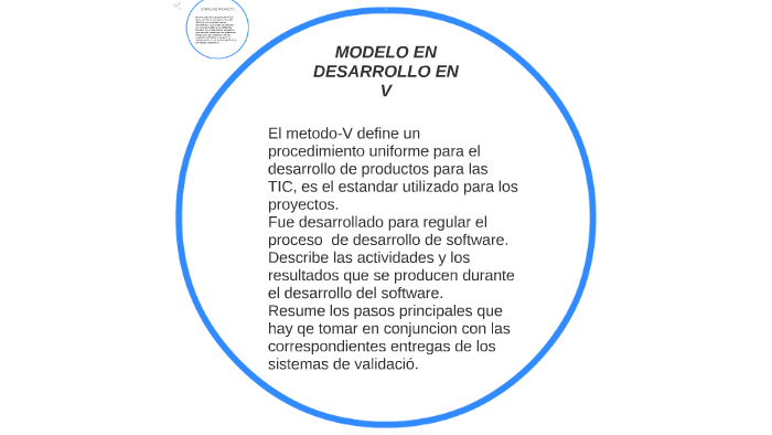 MODELO EN DESARROLLO EN V by Sara Eli Velez Aguirre on Prezi