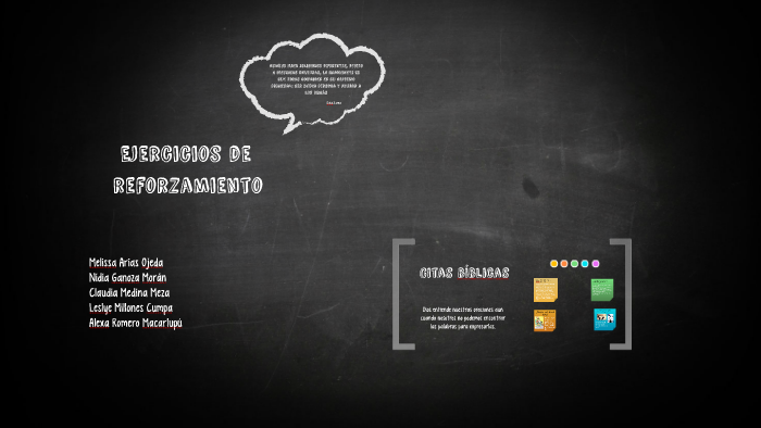 Ejercicios de reforzamiento by Nidia Ganoza Moran