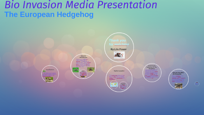 bioinvasion media persentation by lila power on Prezi