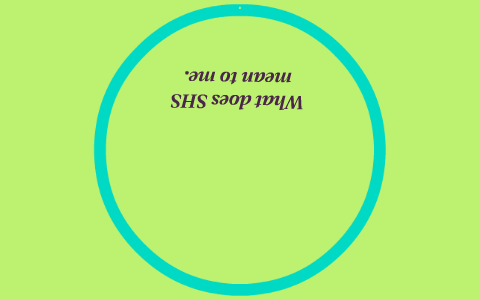 what does shs mean to me by ant brown on Prezi Next