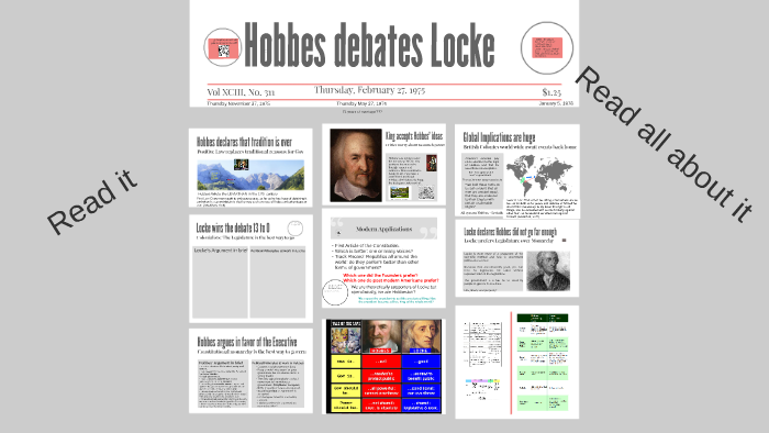 Poli 1223 - Hobbes debates Locke by Tony Litherland on Prezi