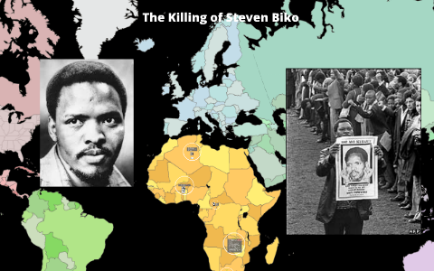Steven Biko background by richard joseph