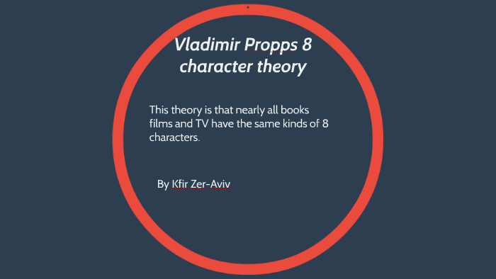 Vladimir Propps 8 character theory by kfir zeraviv on Prezi