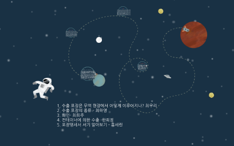 1. 수출 포장은 무역 현장에서 어떻게 이루어지나? 최우리 by selyn hong on Prezi