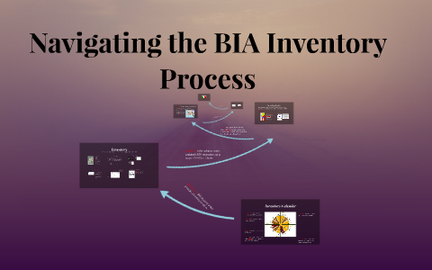 BIA Inventory Process by Andrew White on Prezi
