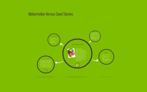 Watermelon Versus Seed Stories by Lisa Jordan on Prezi