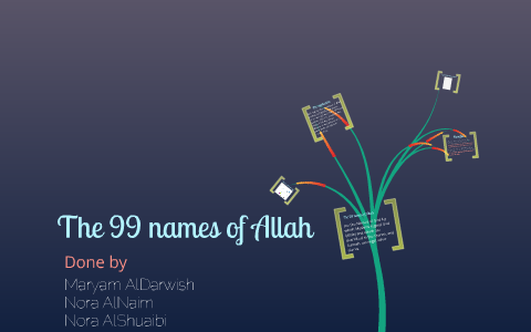 99 names of Allah by Nora Saad on Prezi