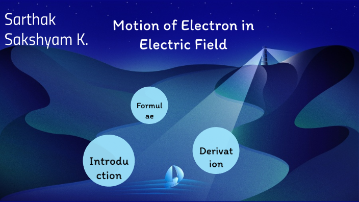 Motion of Electron in Electric Field by Sarthak Panta on Prezi