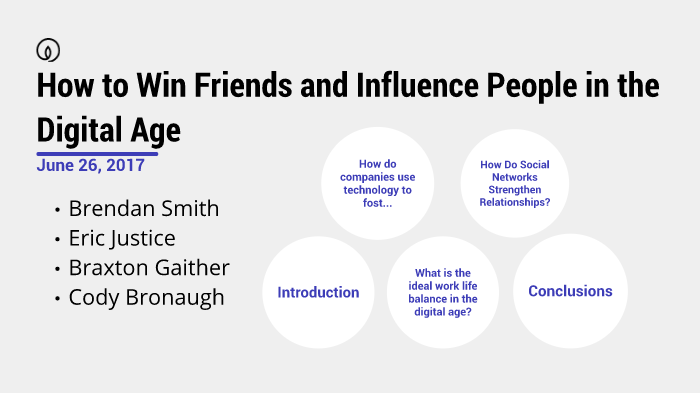How to Win Friends and Influence People in the Digital Age by Braxton ...