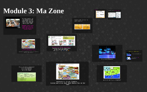 Module 3: Ma Zone by Kate Pratt on Prezi