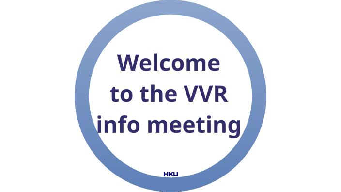 VVR Meeting 2022 -25 August by HKU Studentzaken