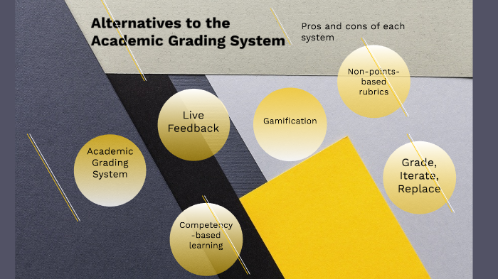Alternatives to the Academic Grading System by Brett Syracuse on Prezi