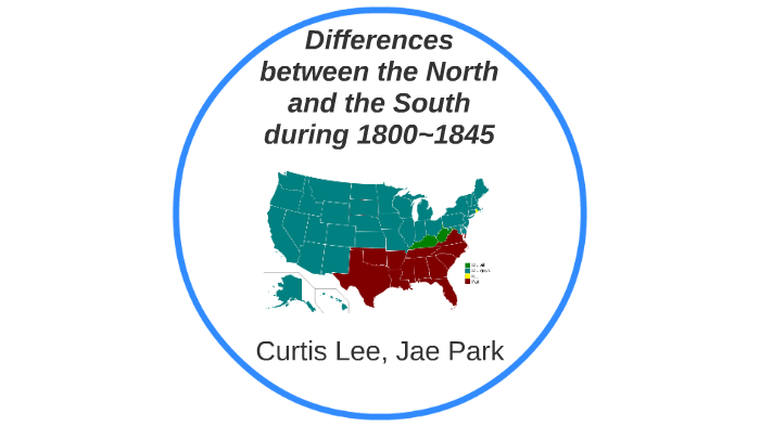 Differences between the North and South (1800-1845) Visual ...