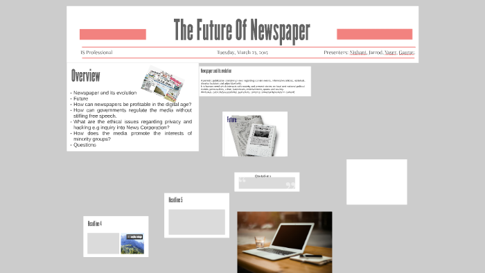 The Future Of Newspaper by NISHANT VERMA on Prezi