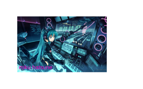 Miku Hatsune es un banco de voz para el programa Vocaloid 2 by SEBAS ...