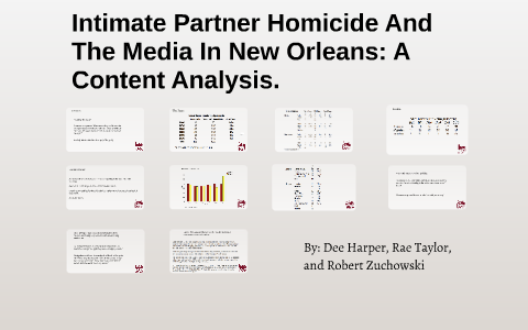 Intimate Partner Homicide In New Orleans by Robert Zuchowski on Prezi