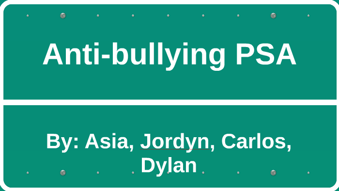 Anti-bullying PSA by Dylan Ngo on Prezi