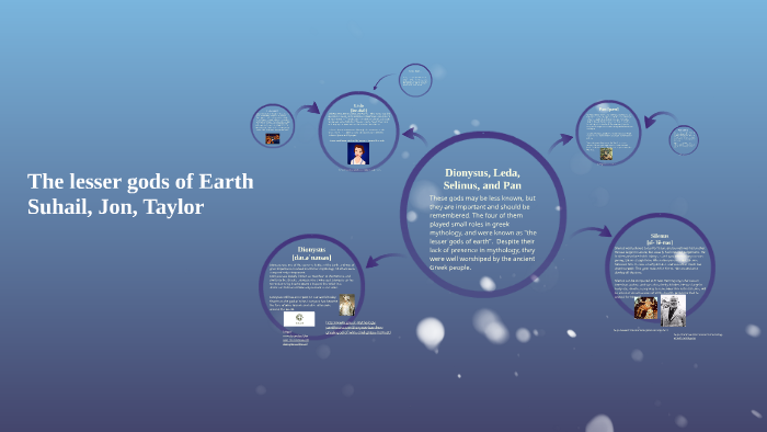 The Lesser Gods of Earth :) by Suhail Tarazi on Prezi