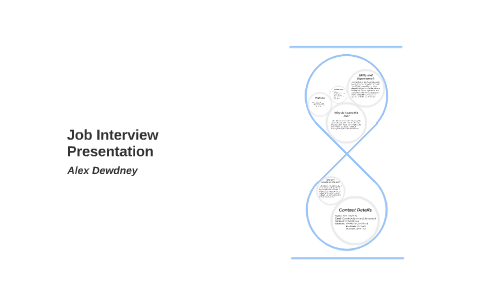 Job Interview Presentation by Alex Dewdney on Prezi