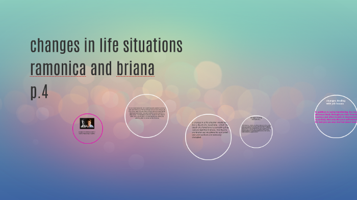 changes in life situations by briana hughley