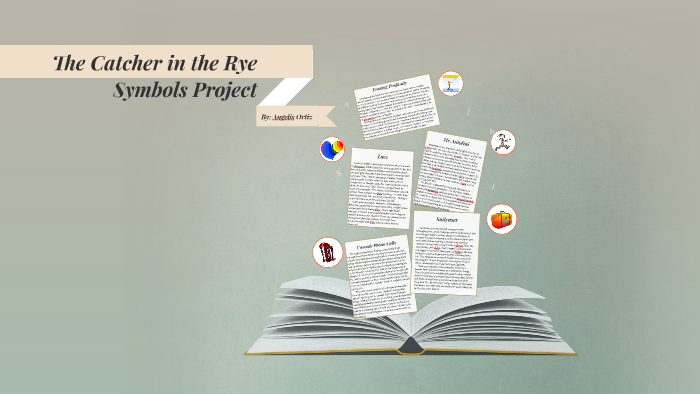 The Catcher in the Rye Symbols Project by angelis ortiz