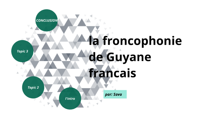 la froncophonie de guyane francais by sava popov on Prezi