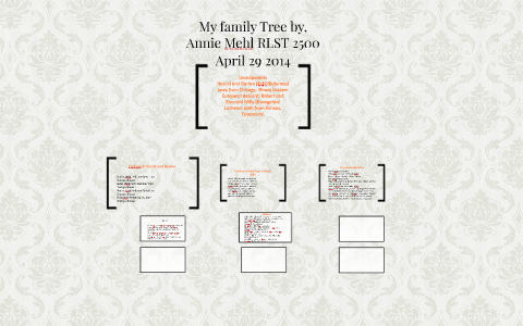 My family tree by Annie Mehl on Prezi