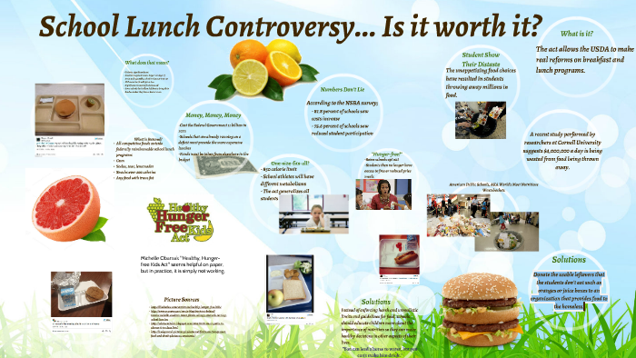 School Lunch Controversy; Is it worth it? by sydney williams
