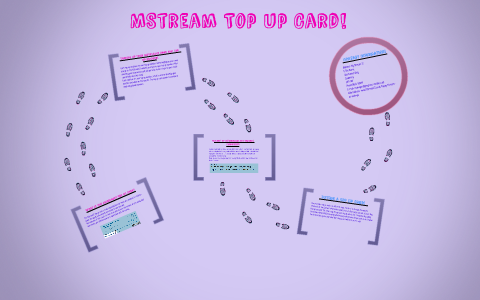 The MStreamIT Top up card is made especially for kids! These by Nichola ...