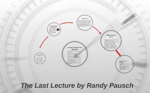 The Last Lecture by Randy Pausch by on Prezi
