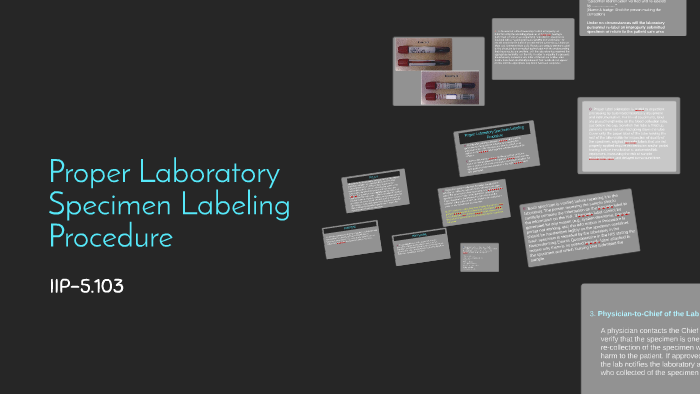 Proper Laboratory Specimen Labeling Procedure by Ces Muncada on Prezi