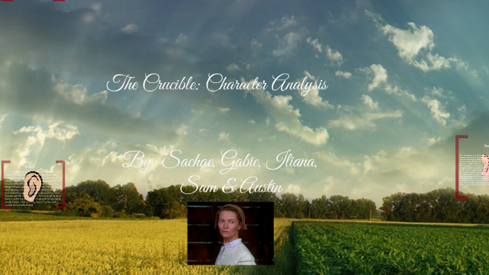 Character Analysis: Elizabeth Proctor by Sachae Cardenas on Prezi