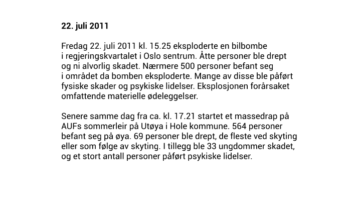 Original 22. juli tidslinje by Anna Aune on Prezi