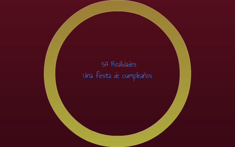 Capítulo 5A Realidades 1 by Dan Vargason on Prezi