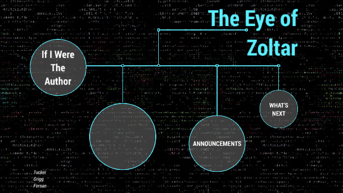 The Eye of Zoltar/Jasper Fforde by Tucker Grigg on Prezi