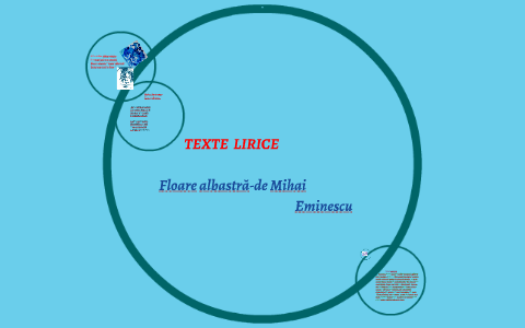 TEXTE LIRICE by Elena Daniela Cosa on Prezi