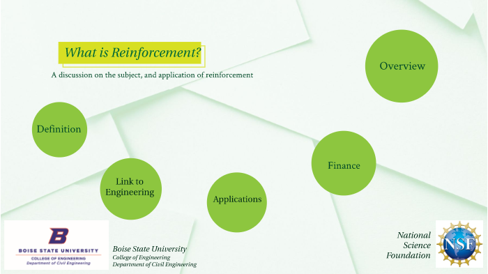 What is Reinfocement by Thomas Robbins on Prezi