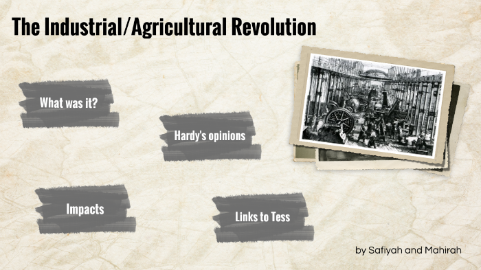 Tess of the D’Urbervilles - The Industrial/Agricultural Revolution ...
