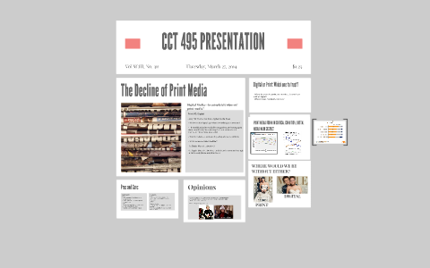 IS THE PRINT MEDIA DEAD? by on Prezi
