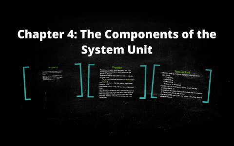 Chapter 4: The Components of the System Unit by Rachel Rawlings on Prezi