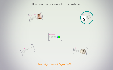 How was time measured in olden days? by Omar Qayed on Prezi