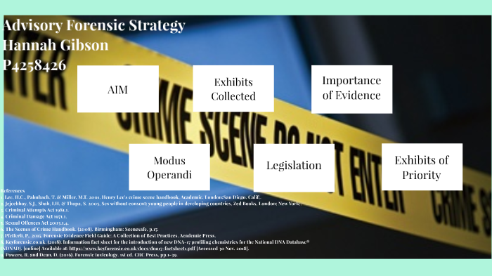 Forensic Strategy by Hannah Gibson on Prezi
