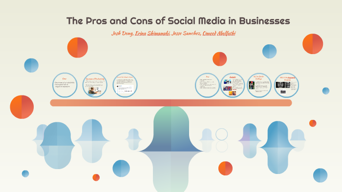 The Pros and Cons of Social Media in the Workplace by Josh Dong on Prezi