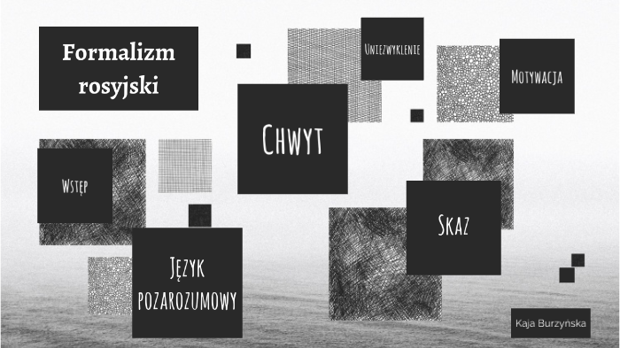 Formalizm rosyjski by Kaja Burzyńska on Prezi