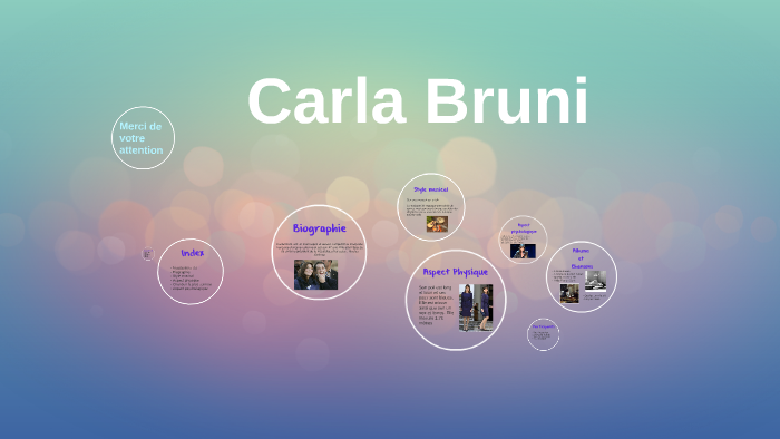 Carla Bruni by Corina C.M, on Prezi