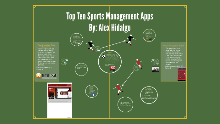 Top Ten Sports Management Apps by Alex Hidalgo