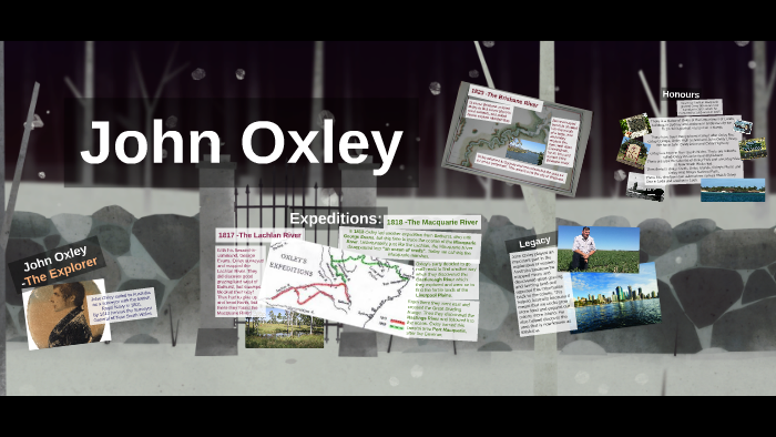 John Oxley -Inland Australia Explorer by hannah mebalds
