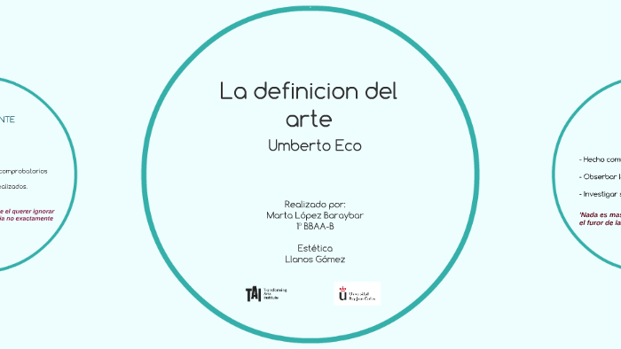 La definicion del arte by Marta Sullivan on Prezi